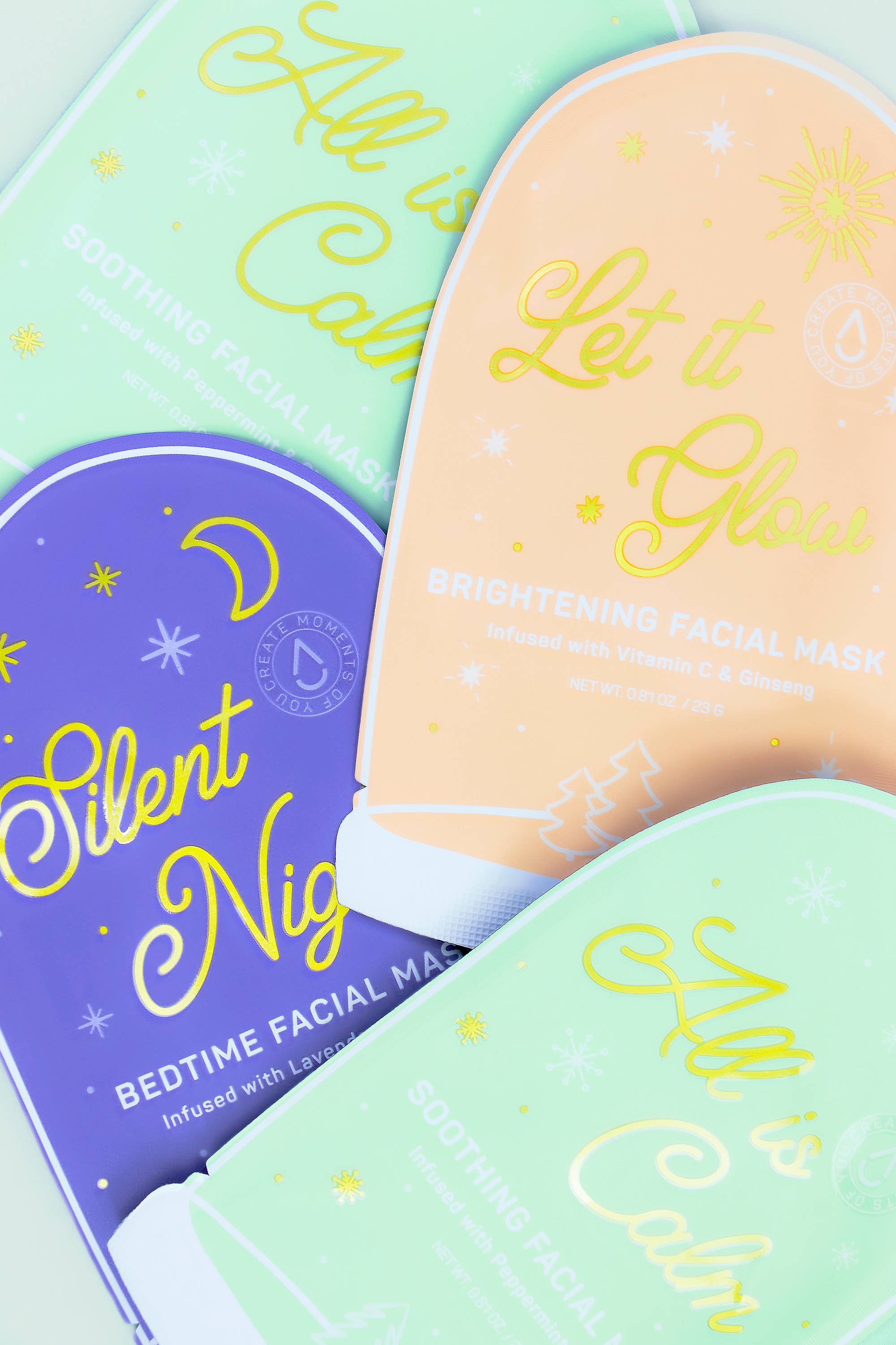 My Spa Life - Holiday Winter Wonderland Facial Masks- Brightening ...