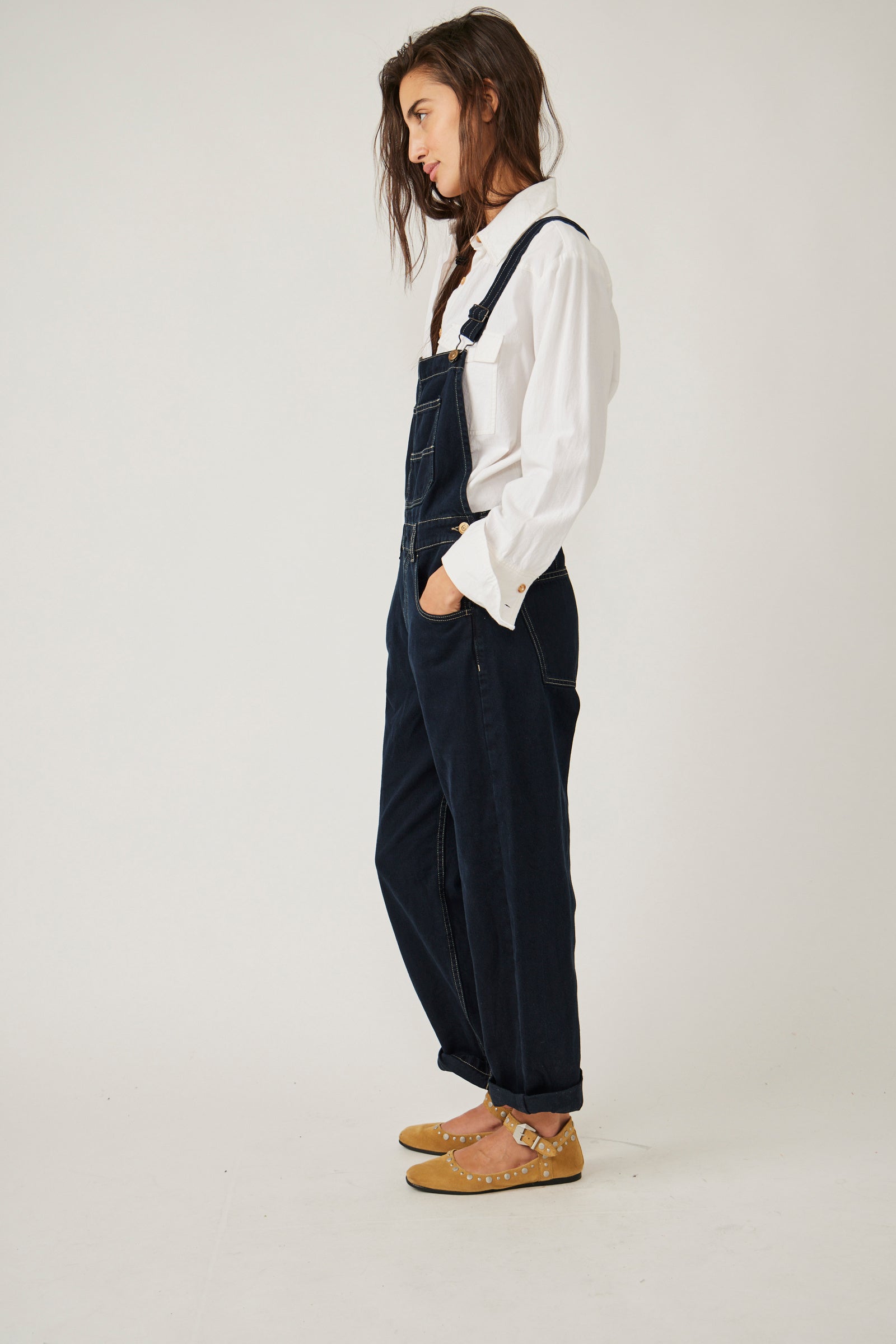 Ziggy Denim Overalls (Blue Black) – Bella Mia